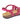 GINGER ALE CERISE PINK | Pink strappy contoured cork sandals | Moshulu ...