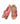 PALME CORAL PINK WAXY LEATHER | Pink multistrap leather cork footbed ...
